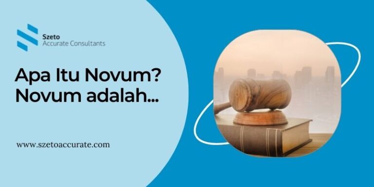 Apa Itu Novum? Novum adalah...