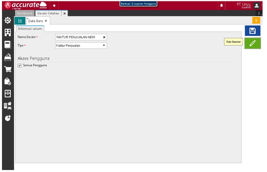 Cara Export dan Import Desain Cetakan pada Accurate Online