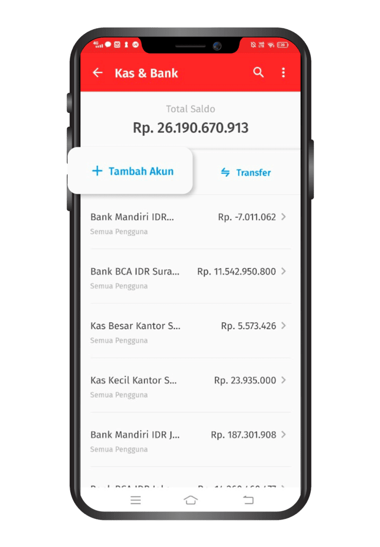 Cara Menambah Akun Kas dan Bank di Accurate Lite
