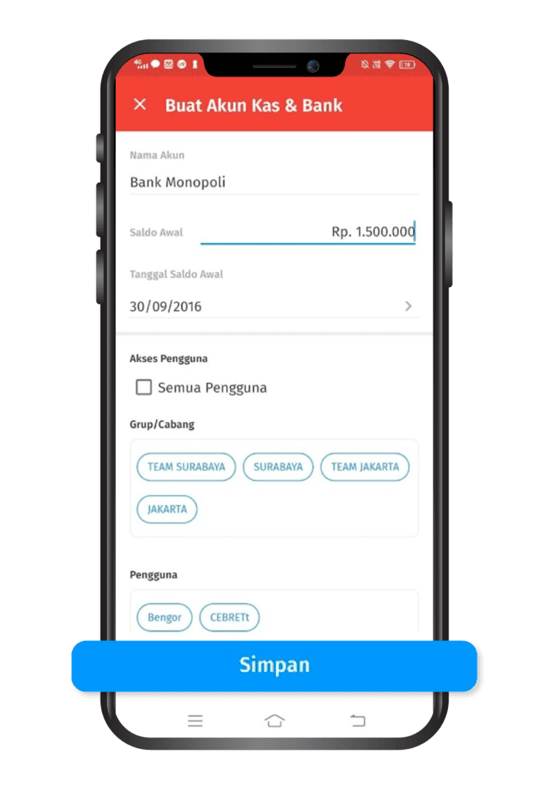 Cara Menambah Saldo Awal Kas dan Bank di Accurate Lite