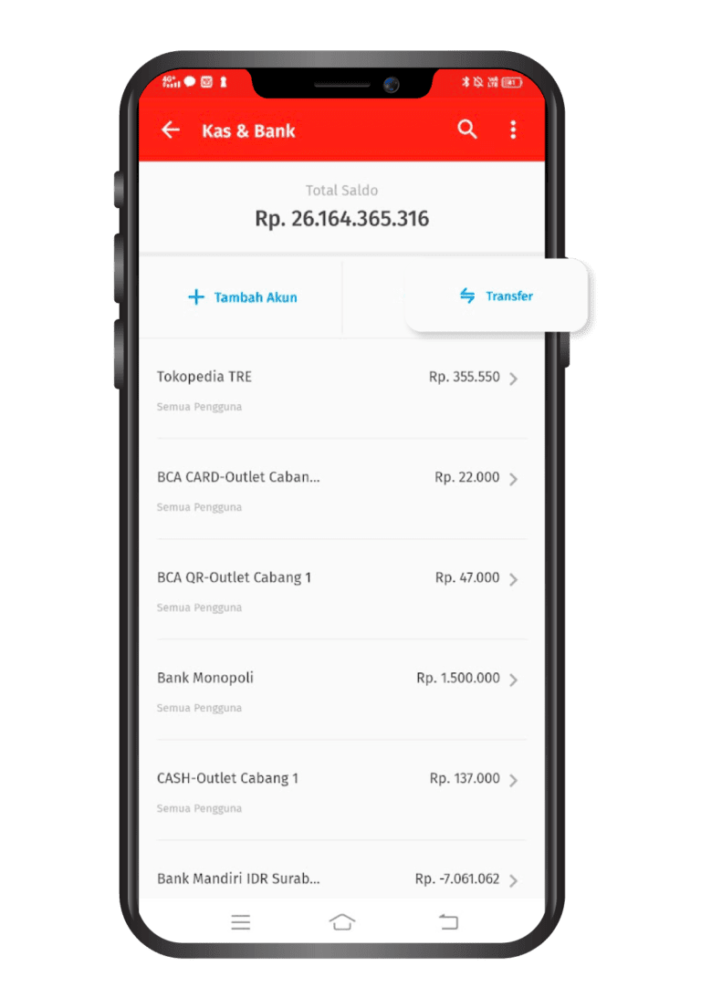 Cara Mentransfer Saldo Antar Kas dan Bank di Accurate Lite