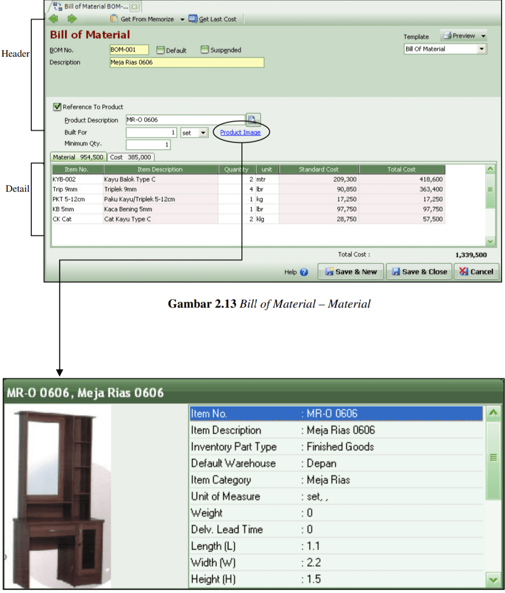 Membuat Bill of Material Aktivitas Pabrikasi di Accurate 5