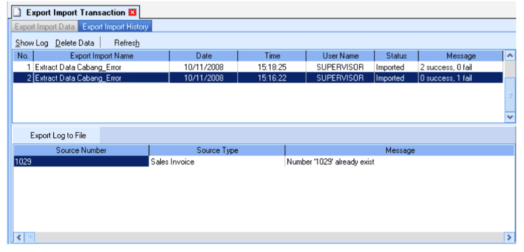Settingan Mengimpor File XML Database Cabang di Accurate 5