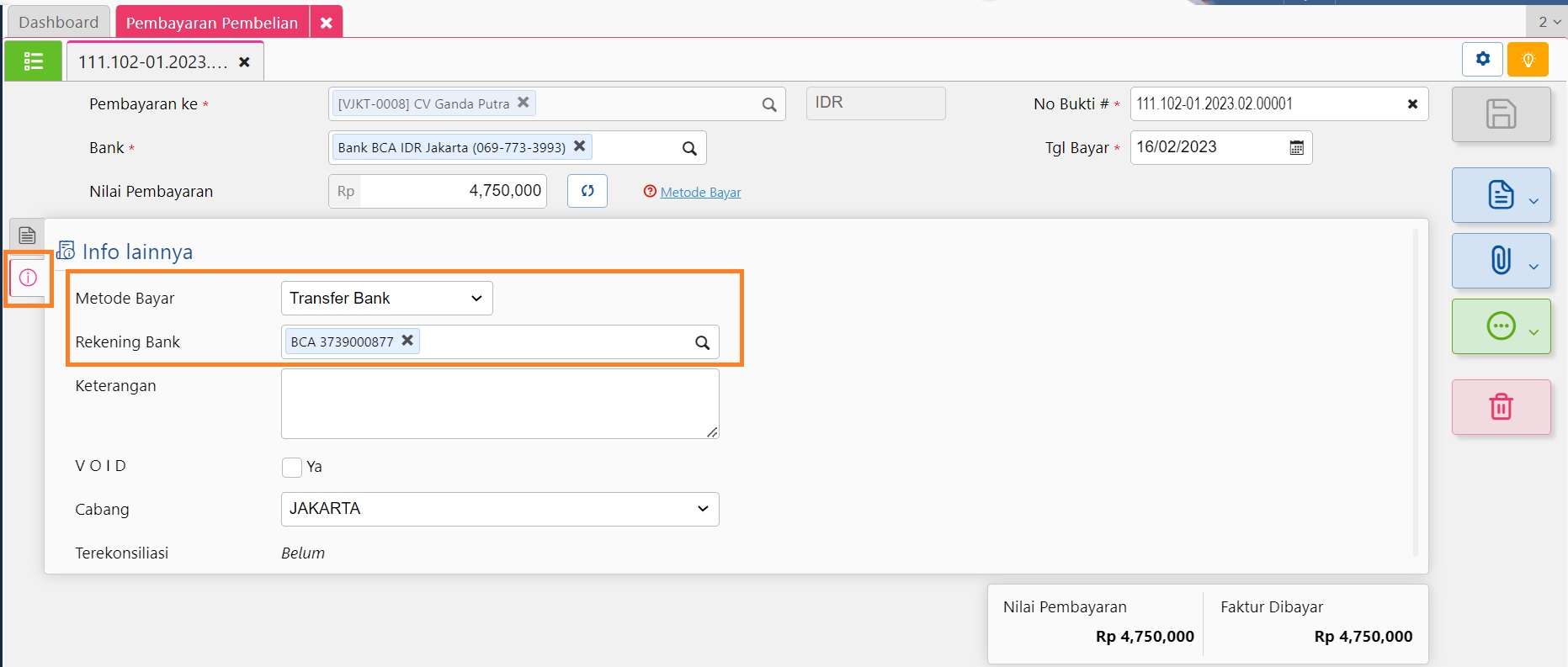 Cara Transfer Pemasok dari Smartlink e-Banking Accurate Online